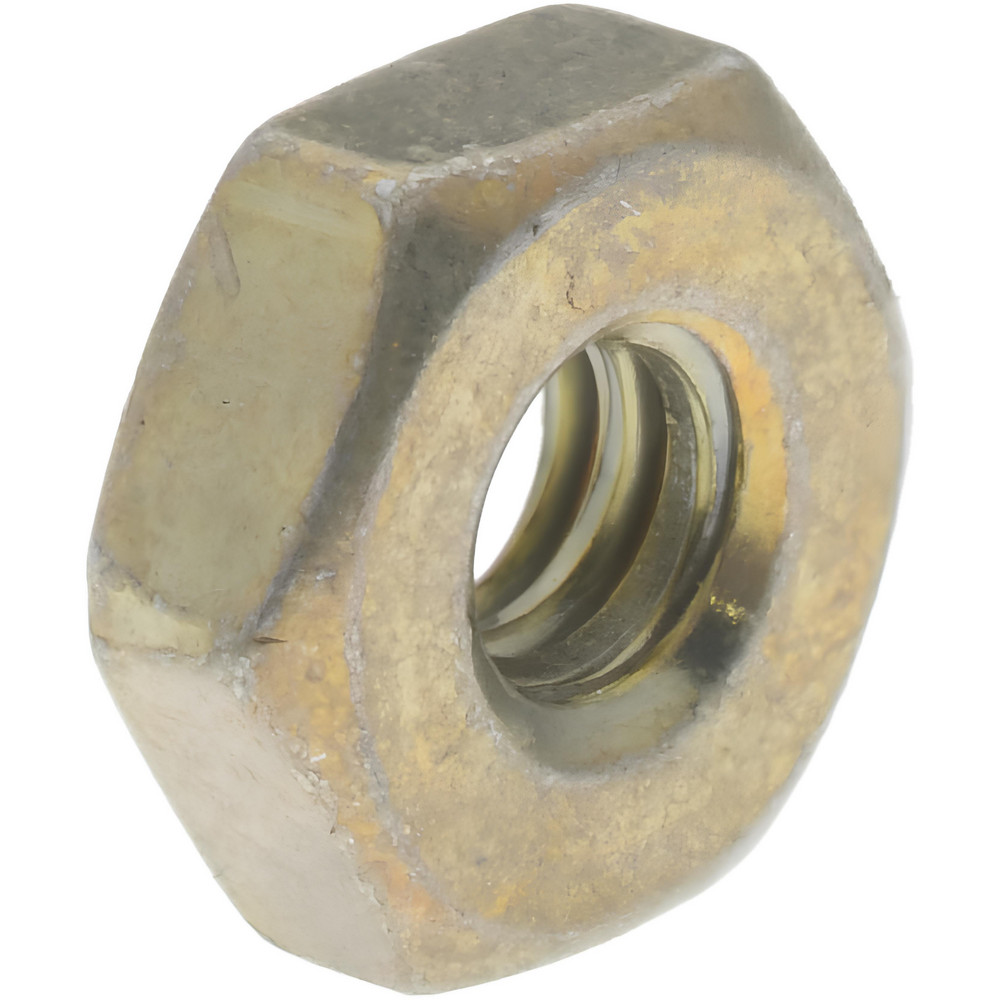 Value Collection - Machine Screw Hex Nut: #4-40, Grade A Steel, Cadmium ...