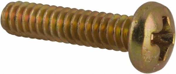 Value Collection - Machine Screw: #6-32, 5/8" Length Under Head, Pan ...