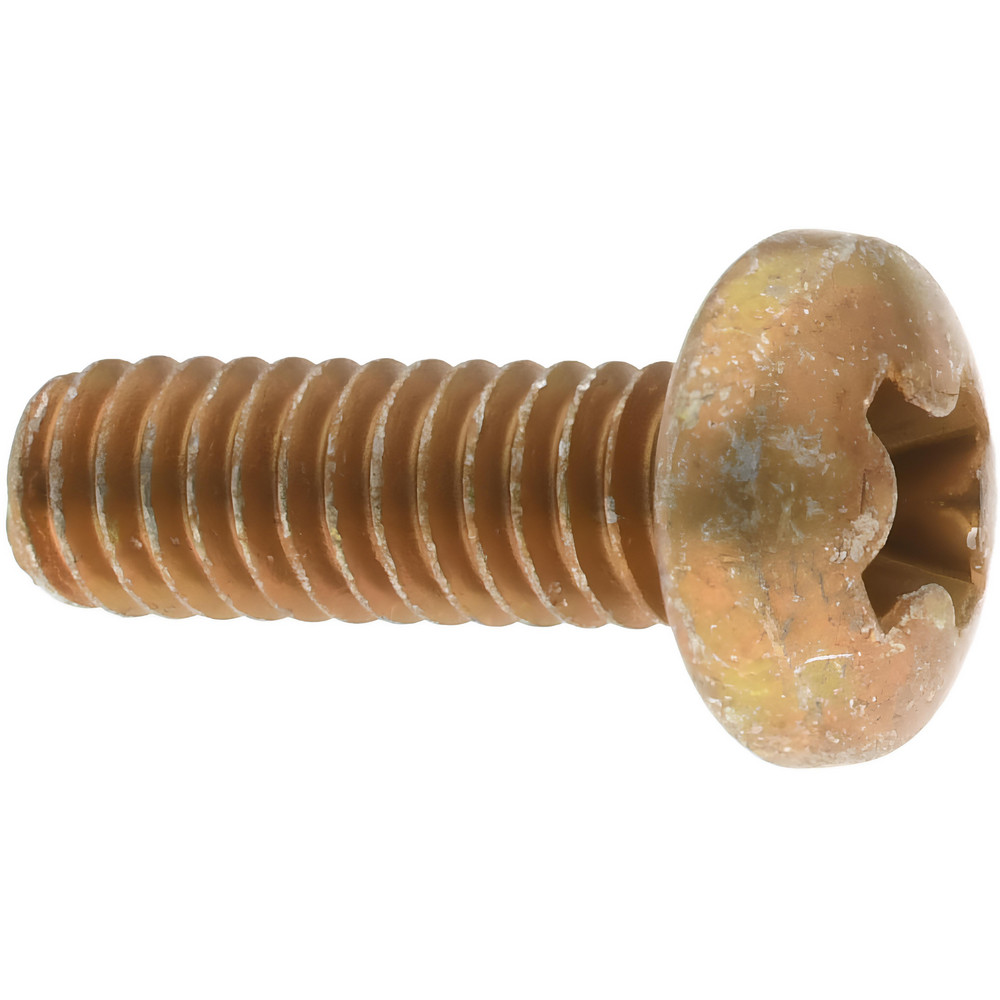 Value Collection - Machine Screw: #8-32 x 1/2" Length Under Head, Pan ...