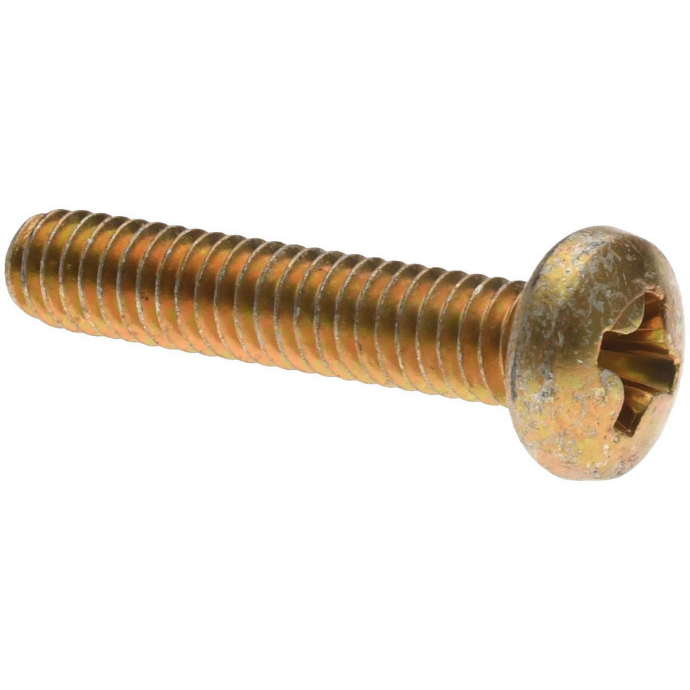 Value Collection - Machine Screw: #8-32, 7/8" Length Under Head, Pan ...