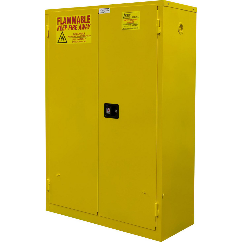 Instock - Flammable & Hazardous Storage Cabinets: 2 Shelf, Self Closing ...