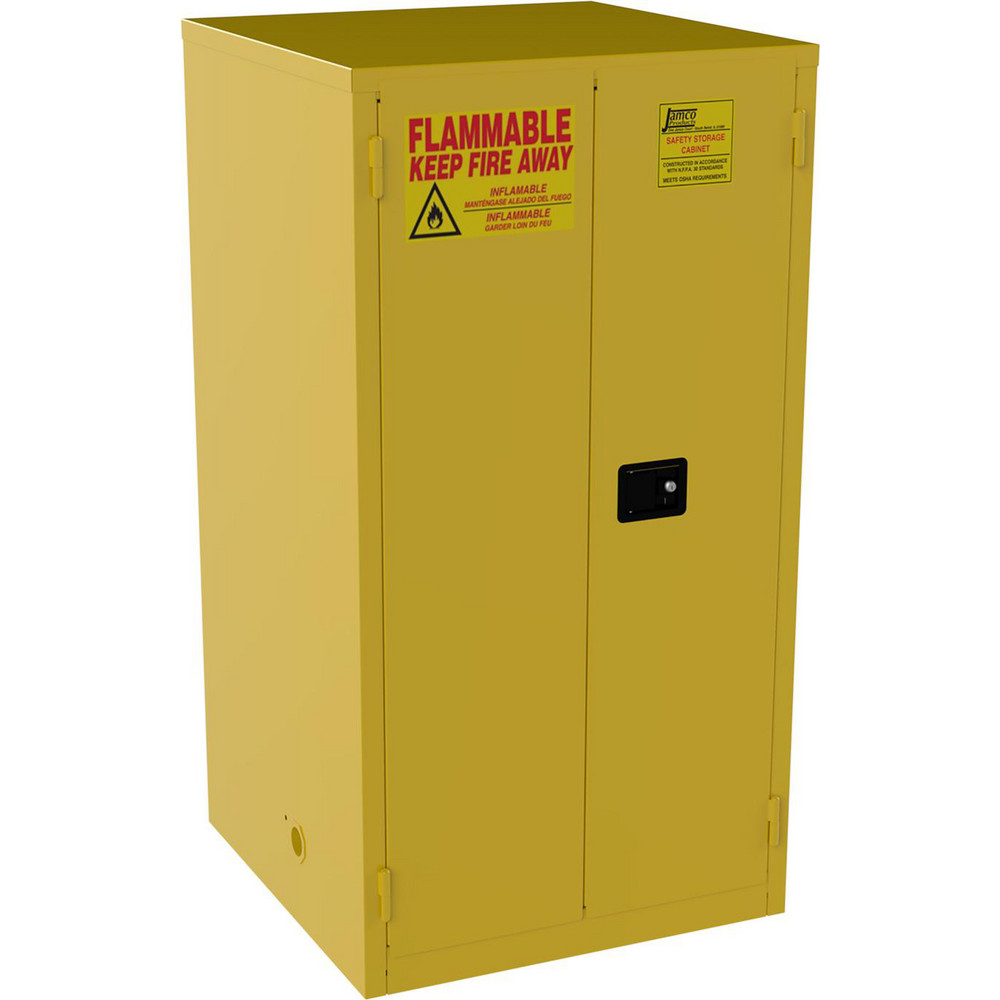 Instock - Flammable & Hazardous Storage Cabinets: 2 Shelf, Self Closing ...