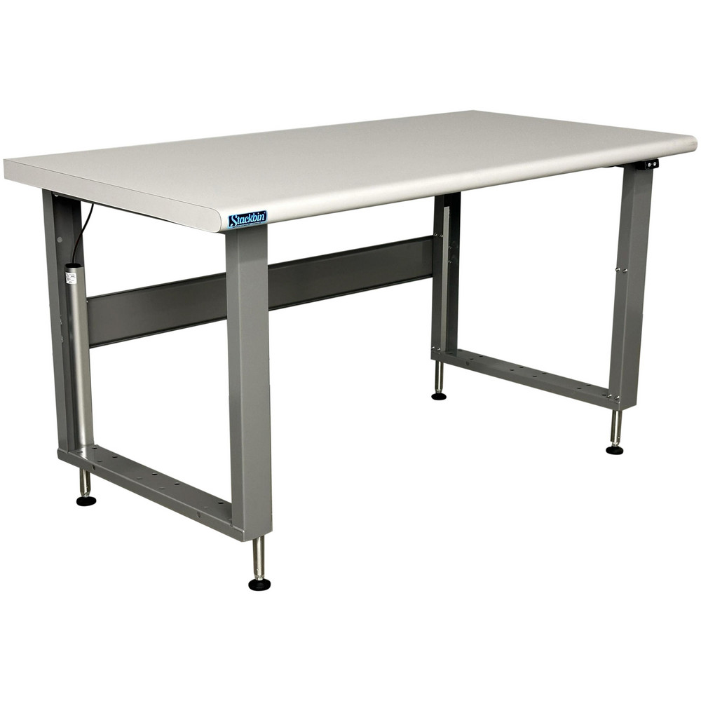 Stackbin - Stationary Work Table: 60" Wide, 36" Deep, 30 to 30" High ...