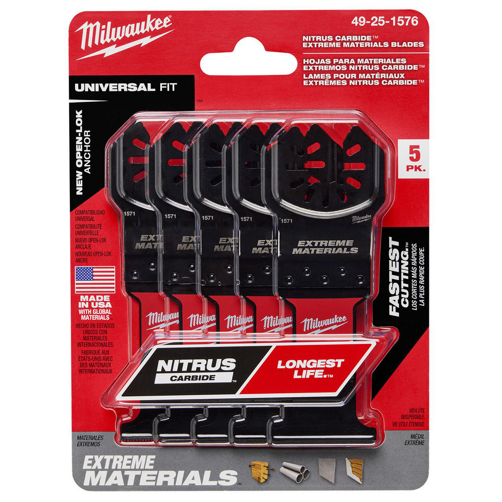 Milwaukee Tool - Multi-Tool Blades: Use on Multiple Materials | MSC Direct