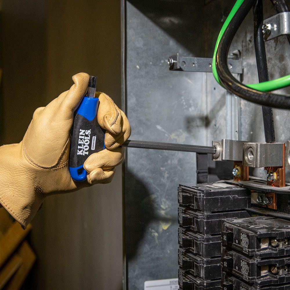 Klein Tools - 8 Piece T-Handle Cushion Grip Hex Key Set, With Stand ...