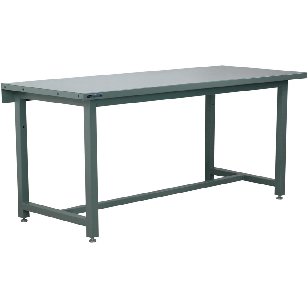 Stackbin - Stationary Work Table: 72" Wide, 30" Deep, 34 to 34" High ...