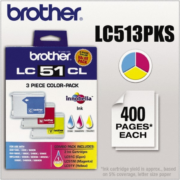 Brother - Office Machine Supplies: Ink Cartridge, Cyan, Magenta ...
