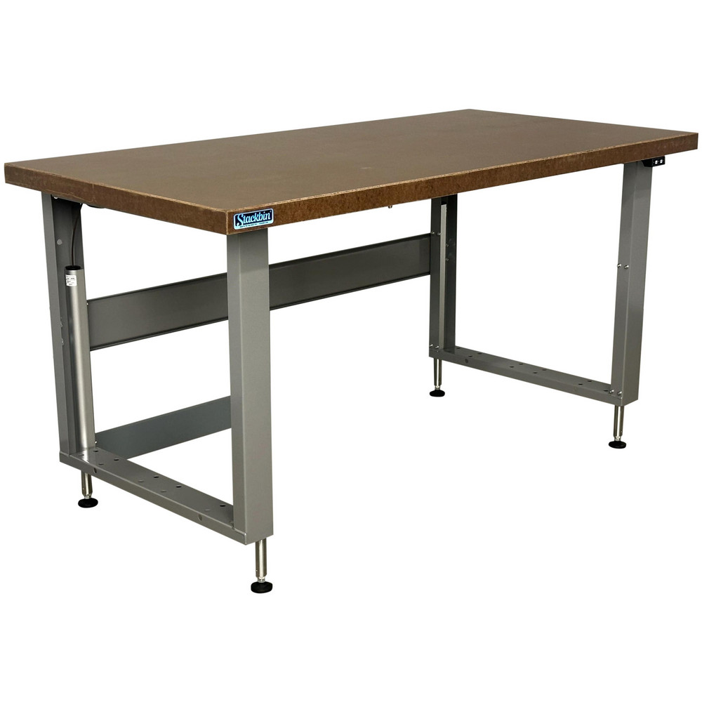 Stackbin - Work Bench: 60" Wide, 36" Deep, 30 to 30" High, Painted ...