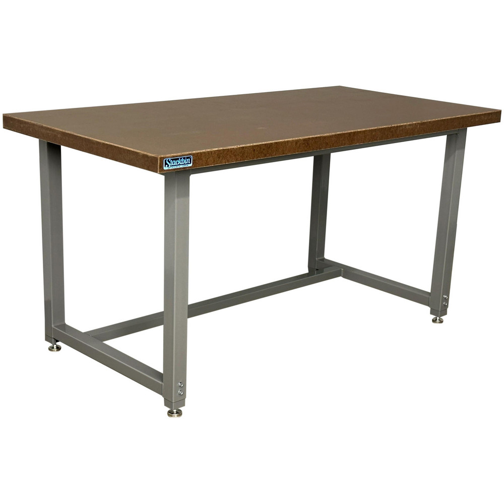 Stackbin - Stationary Work Table: 60" Wide, 30" Deep, 34 to 34" High ...