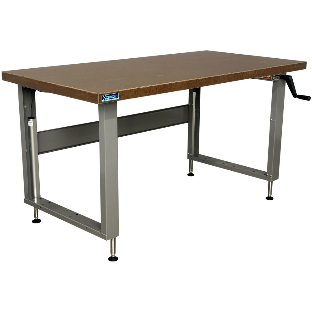 Stackbin - Stationary Work Table: 48" Wide, 36" Deep, 30 to 30" High ...