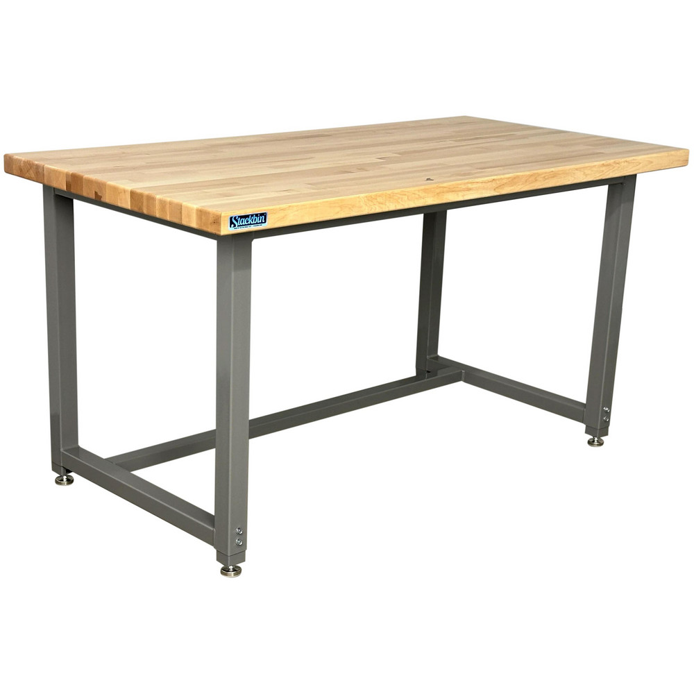 Stackbin - Stationary Work Table: 48" Wide, 36" Deep, 34 to 34" High ...