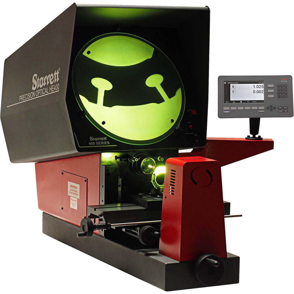 Starrett - Optical Comparators: Inverted, Horizontal, 10x, 16.0000 ...
