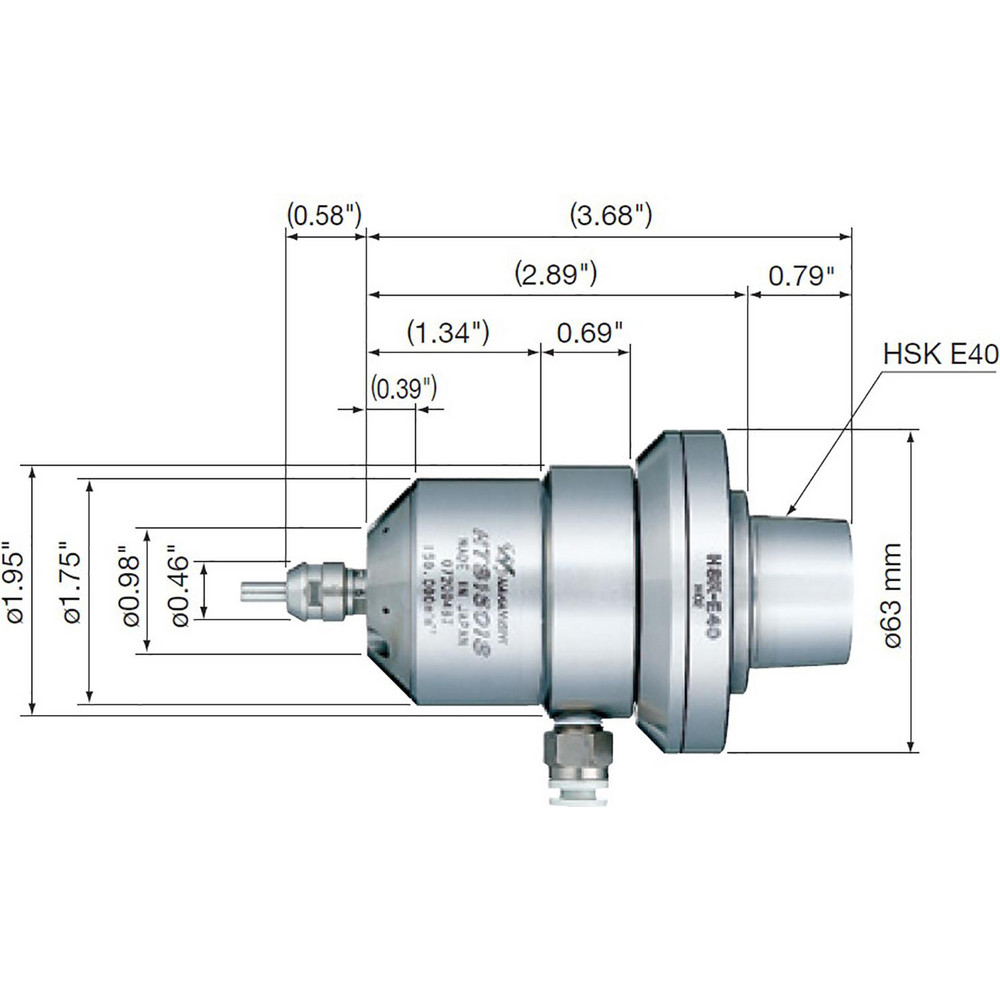 Nakanishi - Pneumatic High-Speed Spindles: RPM: 150000.000; Application ...