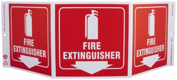 AccuformNMC - Fire Sign: Fire Extinguisher | MSC Direct