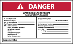 AccuformNMC - Accident Prevention Label: 3" High | MSC Direct