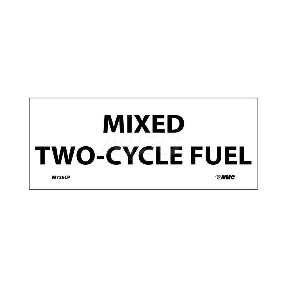 AccuformNMC - Chemical & Hazardous Material Sign: Rectangle, MIXED TWO ...