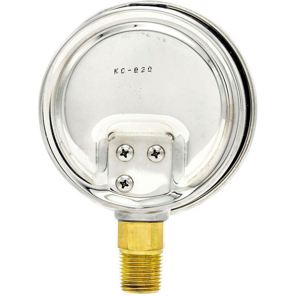 PIC Gauges - Pressure Gauge: 4" Dial Dia, 0 to 500 psi, 1/2" NPT, Lower Mount | MSC Direct