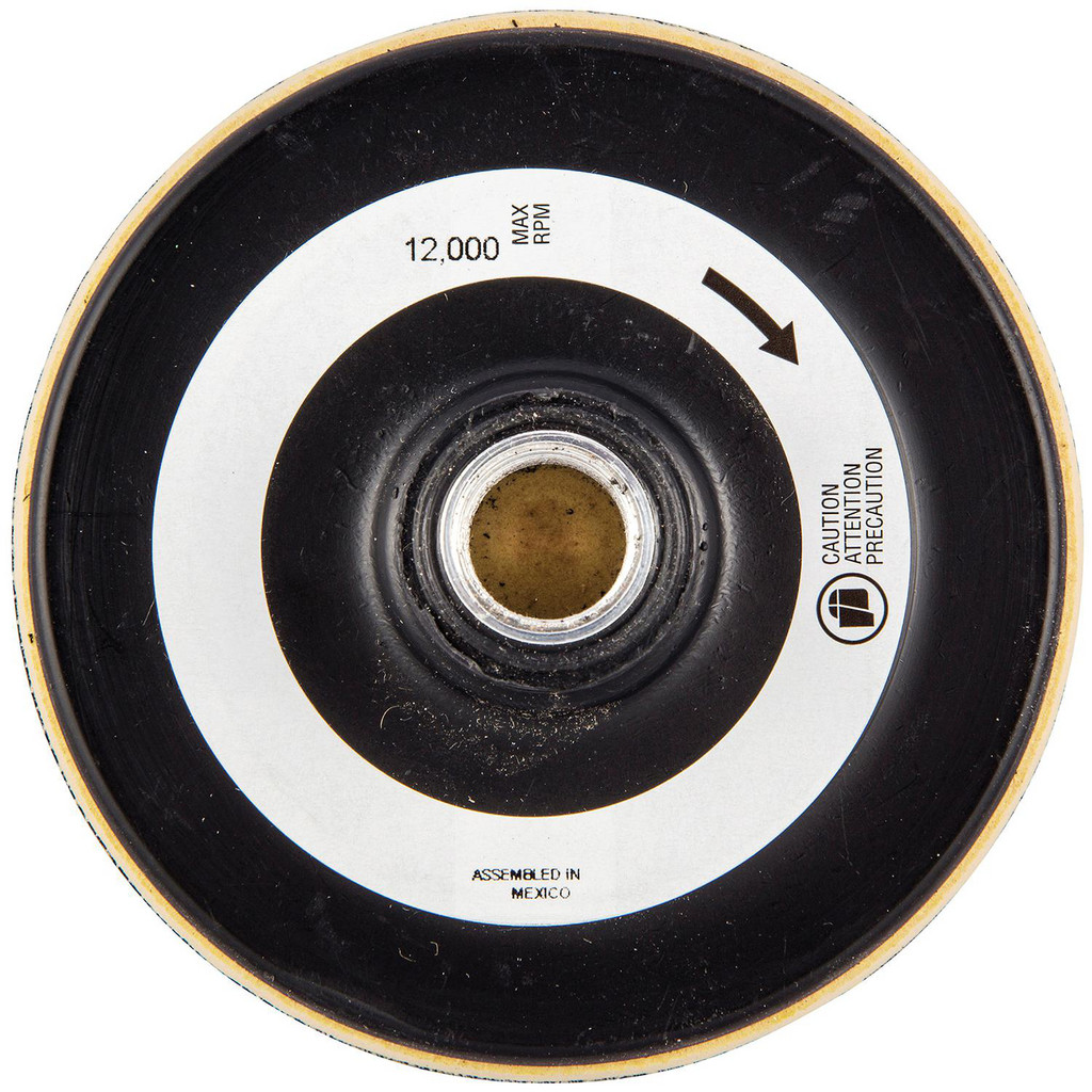 Merit Abrasives - Disc Backing Pad: 5" Dia, Hook & Loop | MSC Direct