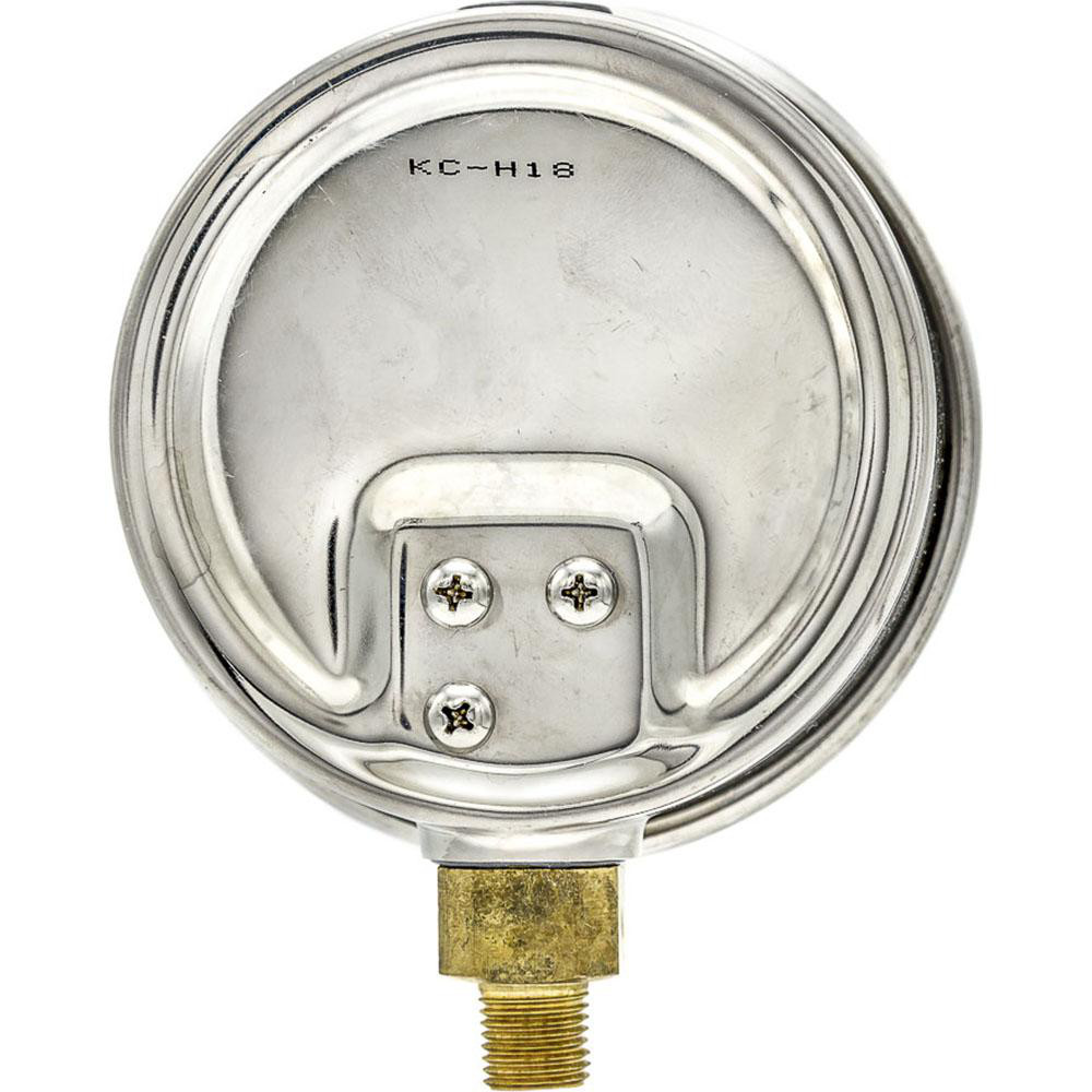 PIC Gauges - Pressure Gauge: 4" Dial Dia, 0 to 200 psi, 1/4" MNPT, Lower Mount | MSC Direct