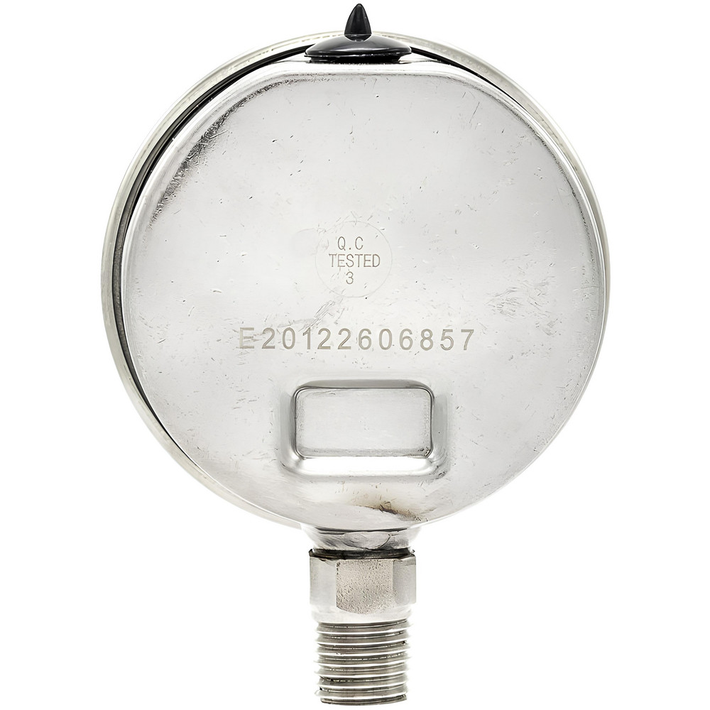 PIC Gauges - Pressure Gauge: 2-1/2" Dial Dia, 0 to 160 psi, 1/4" MNPT, Lower Mount | MSC Direct