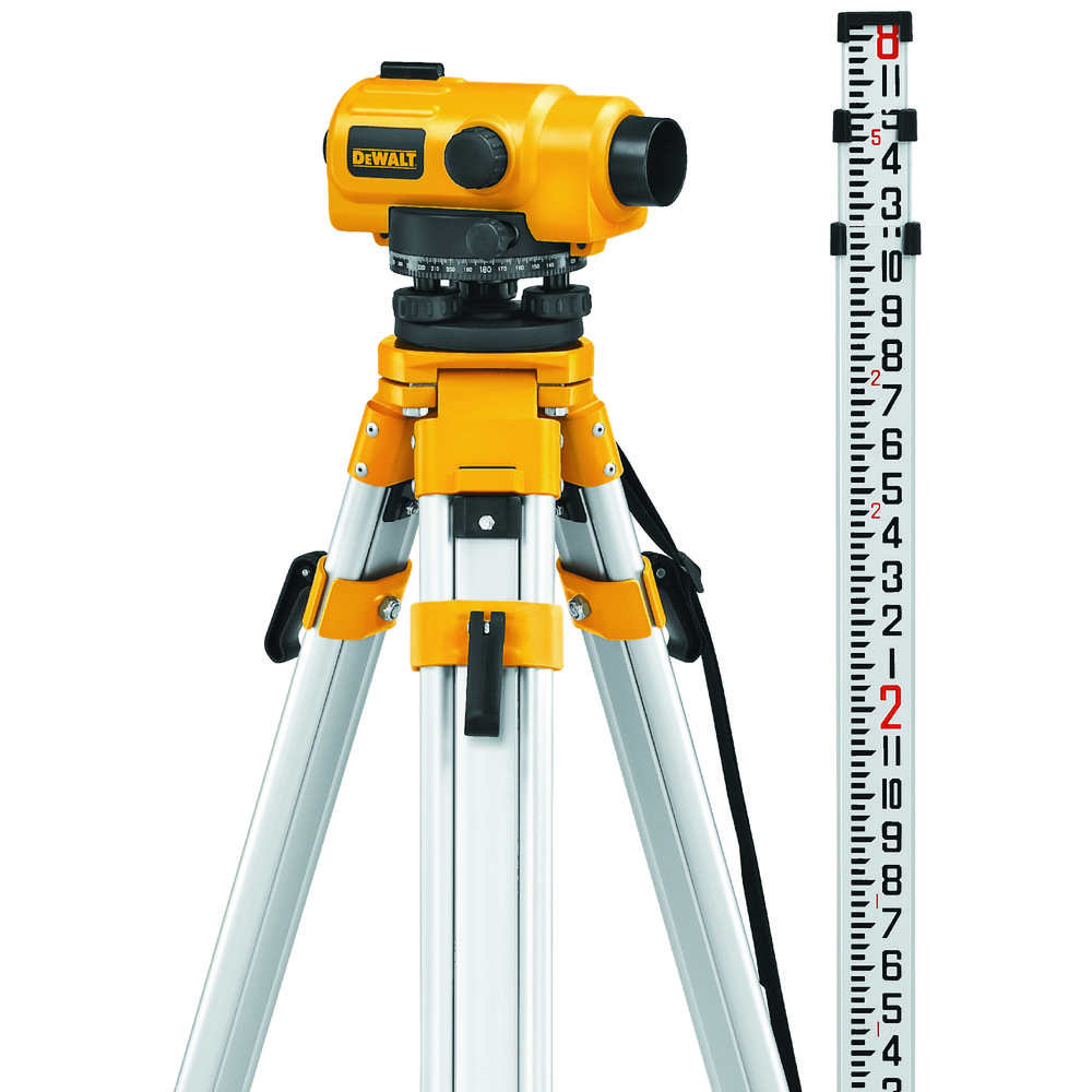 DeWALT - Optical Level Kits: Kit Type: Automatic Level; Magnification ...
