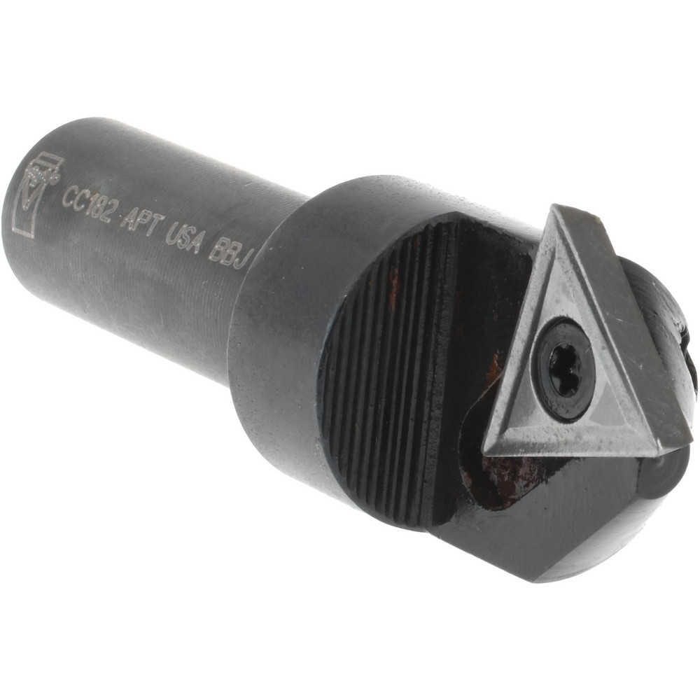 APT - 3/4" Max Dia, 1/2" Shank Dia, 82° Included Angle, Indexable ...