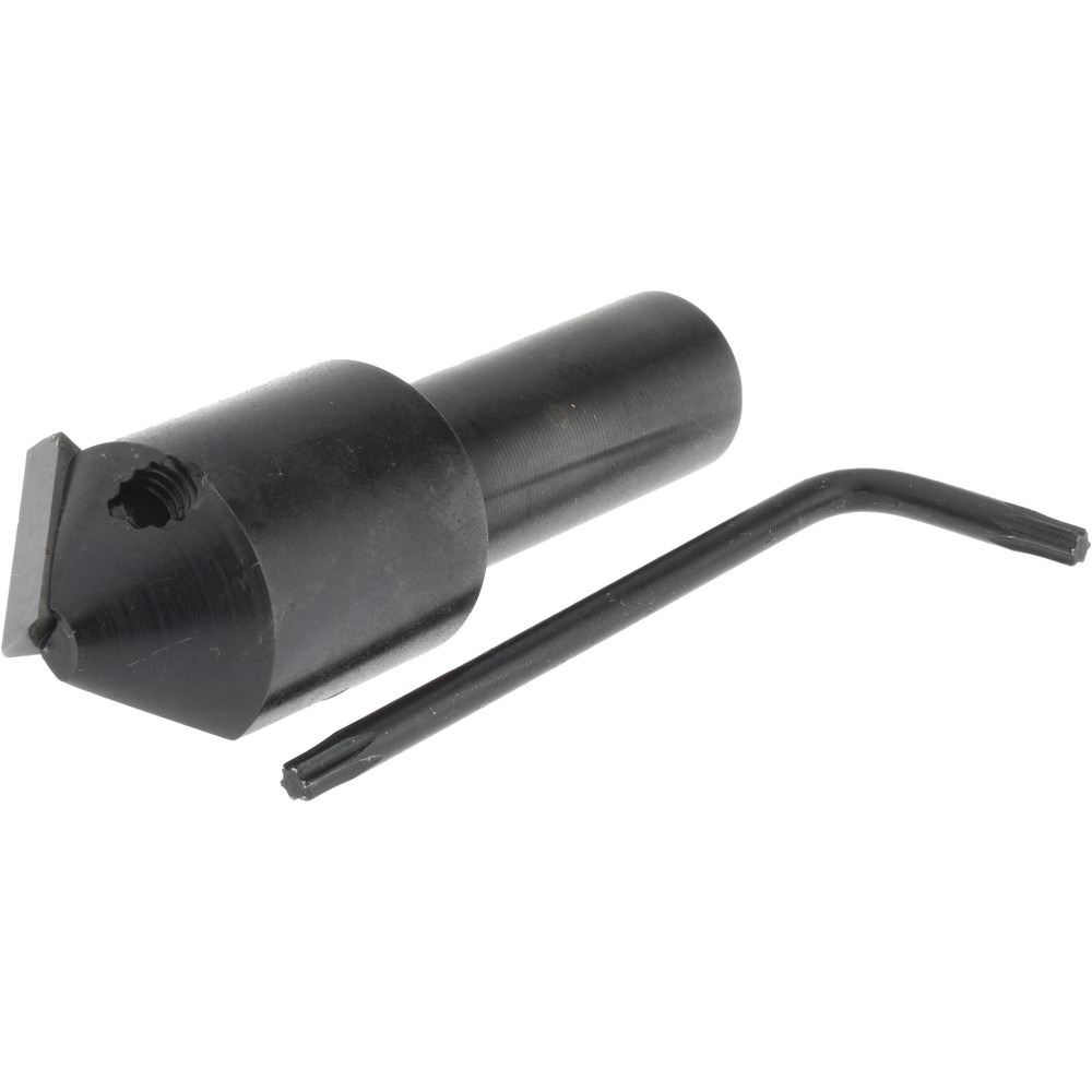 APT - 3/4" Max Diam, 1/2" Shank Diam, 82° Included Angle, Indexable Countersink | MSC Direct