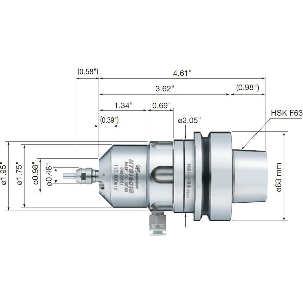 Nakanishi - Pneumatic High-Speed Spindles: RPM: 150000.000; Application ...