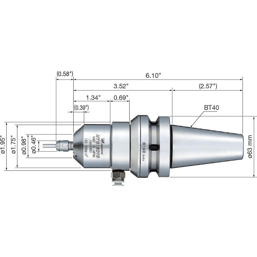 Nakanishi - Pneumatic High-Speed Spindles: RPM: 150000.000; Application ...