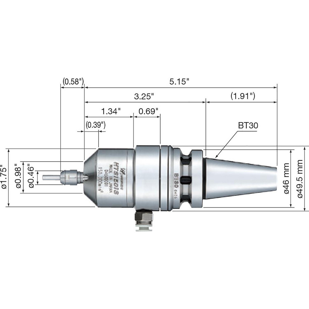 Nakanishi - Pneumatic High-Speed Spindles: 150000.000, Drilling ...