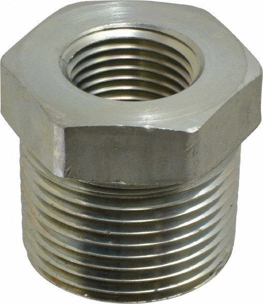 Parker - Industrial Pipe Bushing: 1/2" Female Thread, 1" Male Thread ...