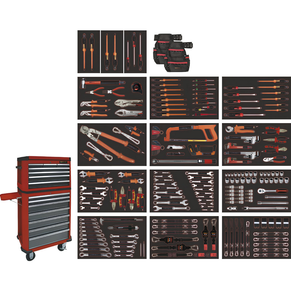 EGA Master - Combination Hand Tool Sets: Set Type: Antidrop Tool Set ...