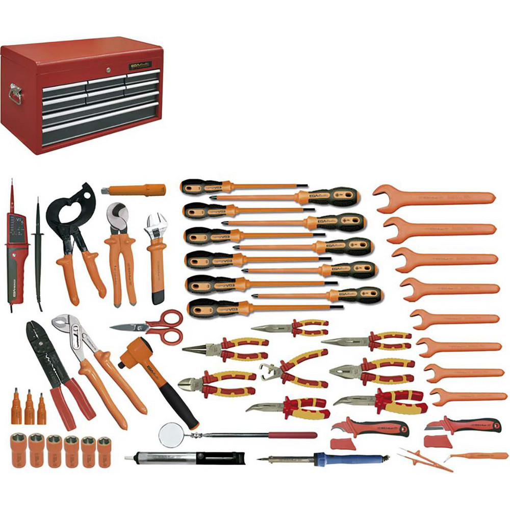 EGA Master - Electrician's Tool Set: 52 Pc | MSC Direct