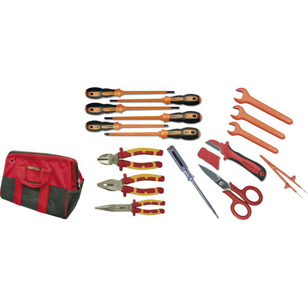 EGA Master - Electrician's Tool Set: 16 Pc | MSC Direct