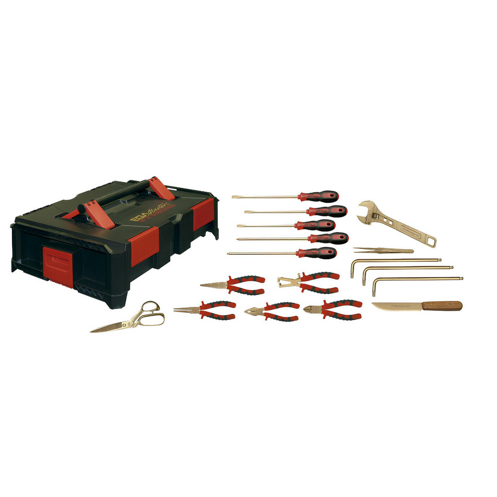 EGA Master - Combination Hand Tool Set: 17 Pc, Electrician Atex Safety ...