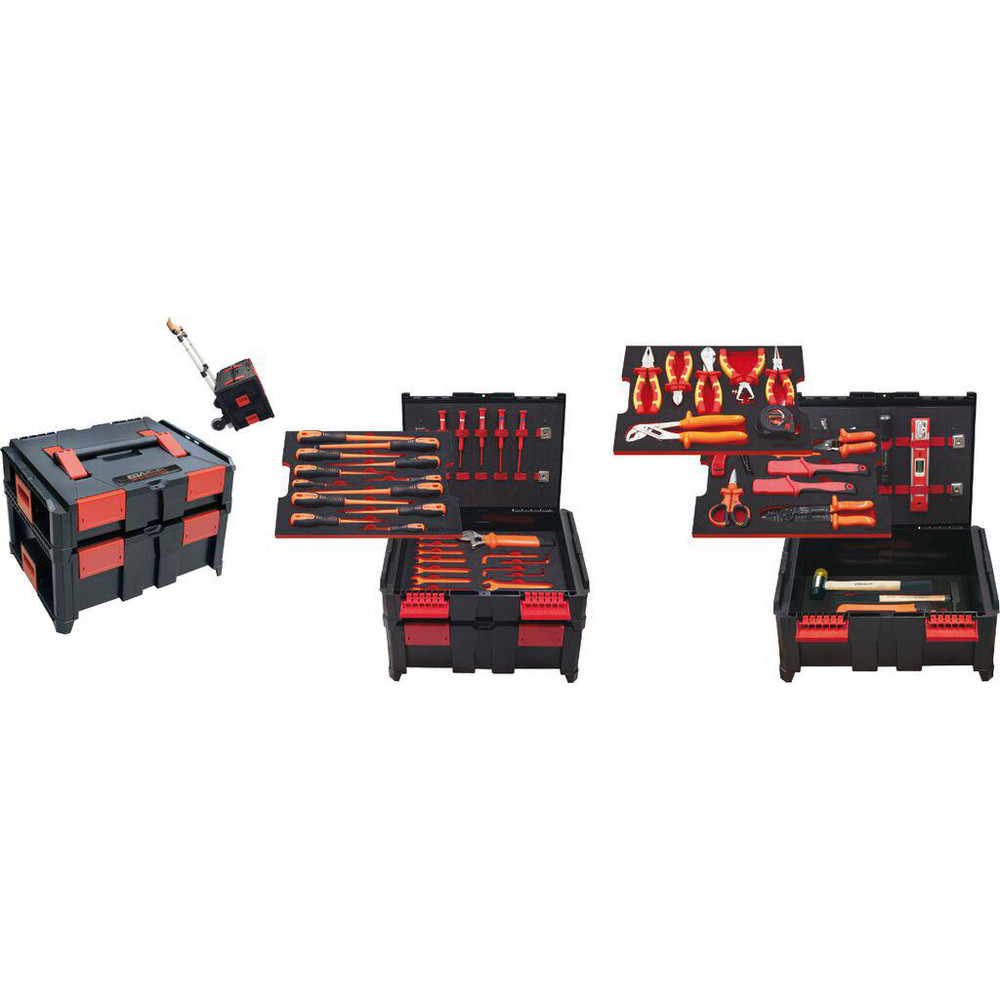 EGA Master - Master Professional Electrician's Tool Set: 54 Pc | MSC Direct