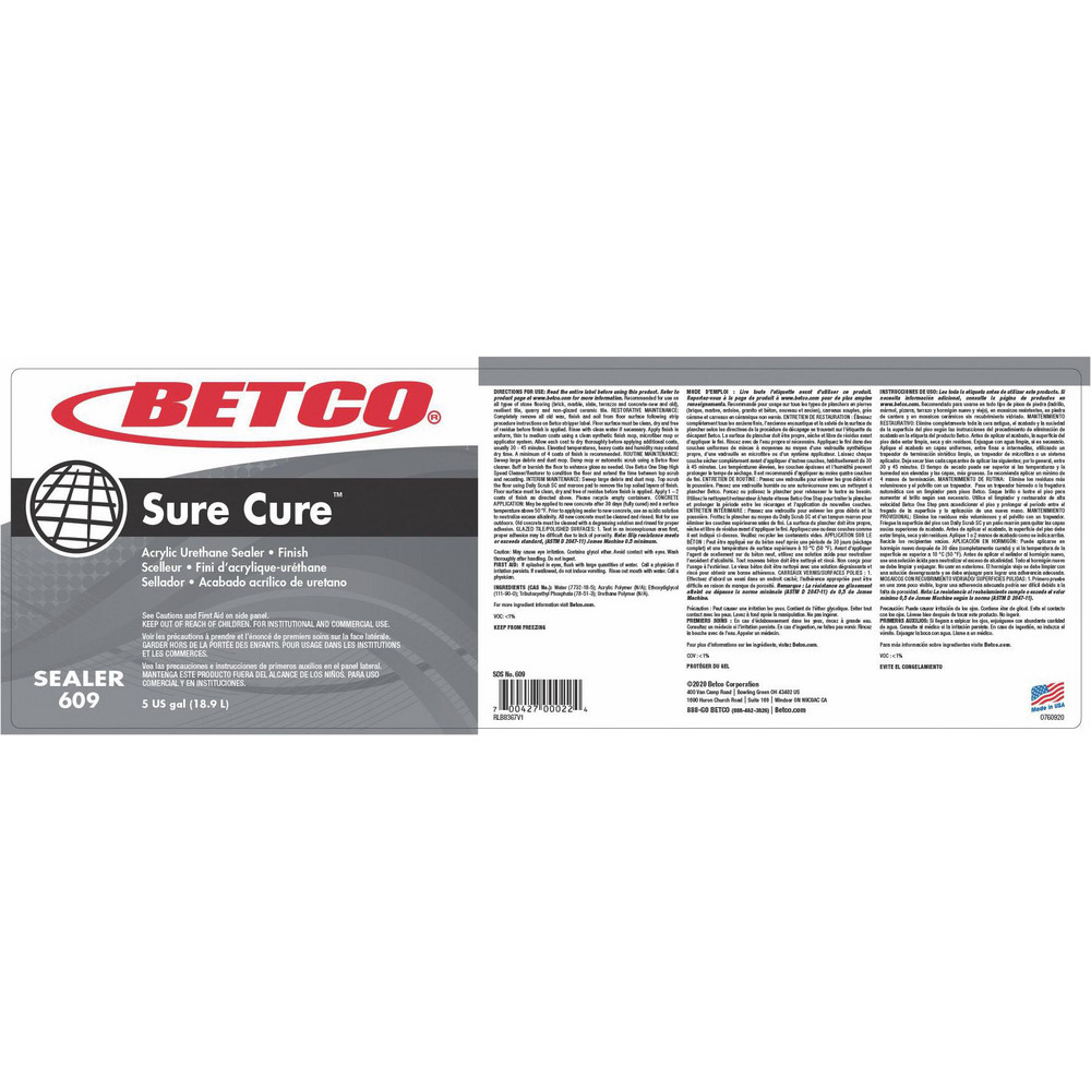 Betco - Floor Cleaners, Strippers & Sealers: Product Type: Floor Finish ...