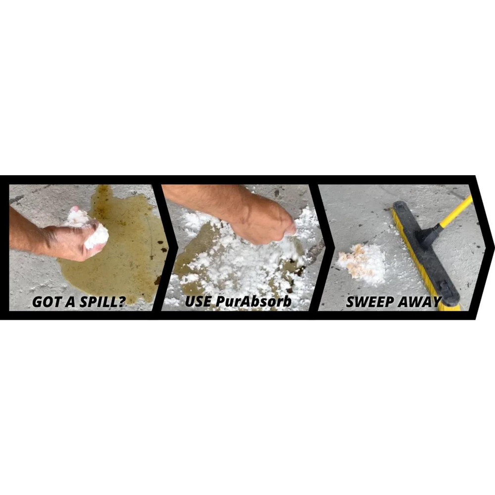 PurAbsorb - Absorbent: 10 lb Bag, Particulate, Absorbs more liquid than ...