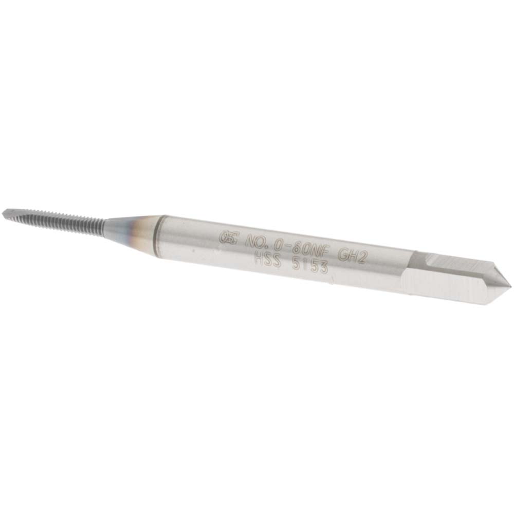 OSG - Spiral Point Tap: #0-80 UNF, 2 Flutes, Plug Chamfer, 2B Class of ...