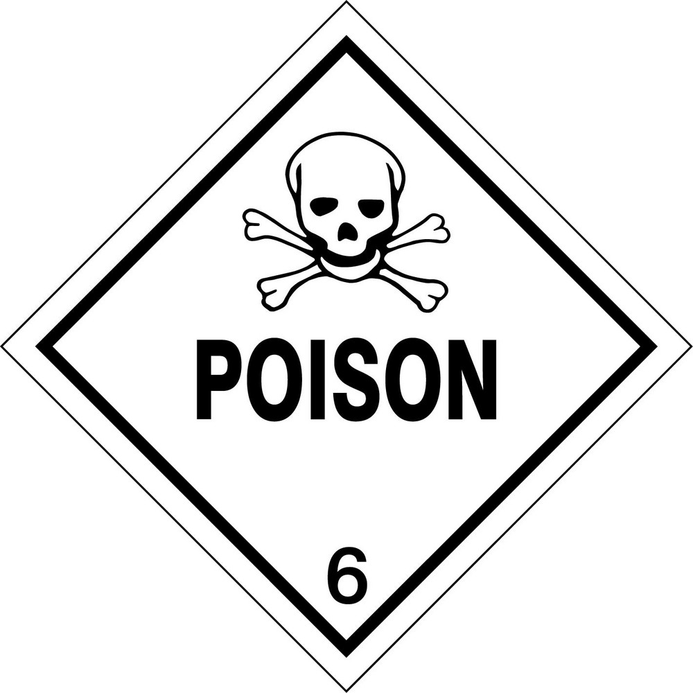 PRO-SAFE - 1 Qty Poison Hazard Roll-Fed Label | MSC Direct