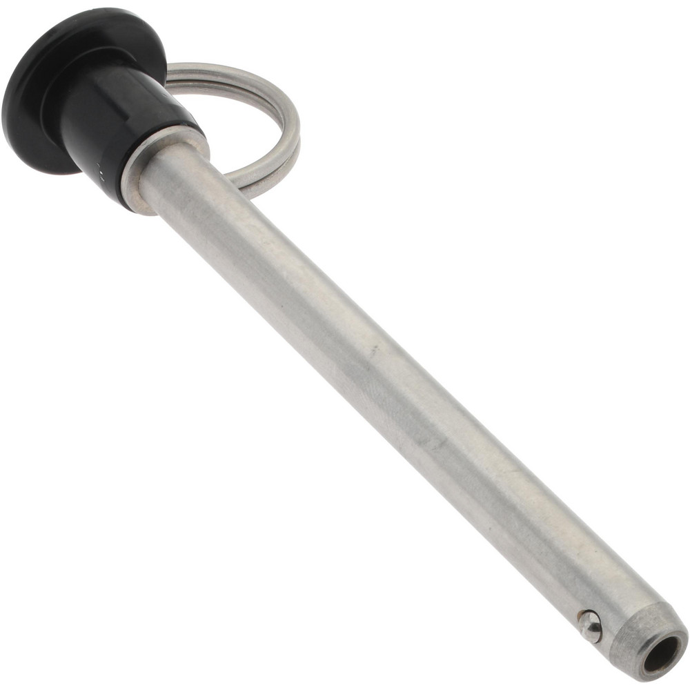 Gibraltar - Quick-Release Pin: Button Handle, 5/16" Pin Dia, 3" Usable ...
