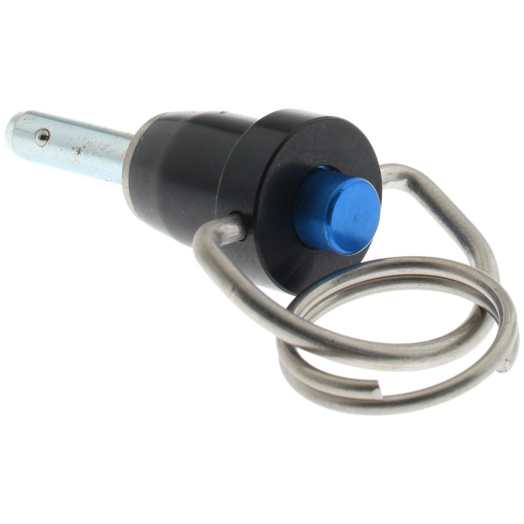 Gibraltar - Quick-Release Pin: Ring Handle, 3/16" Pin Dia, 1/2" Usable ...