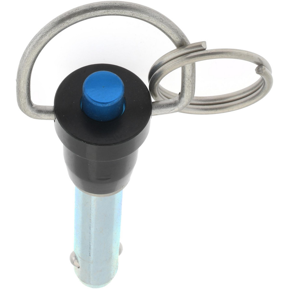 Gibraltar - Quick-Release Pin: Ring Handle, 5/16" Pin Dia, 1" Usable ...
