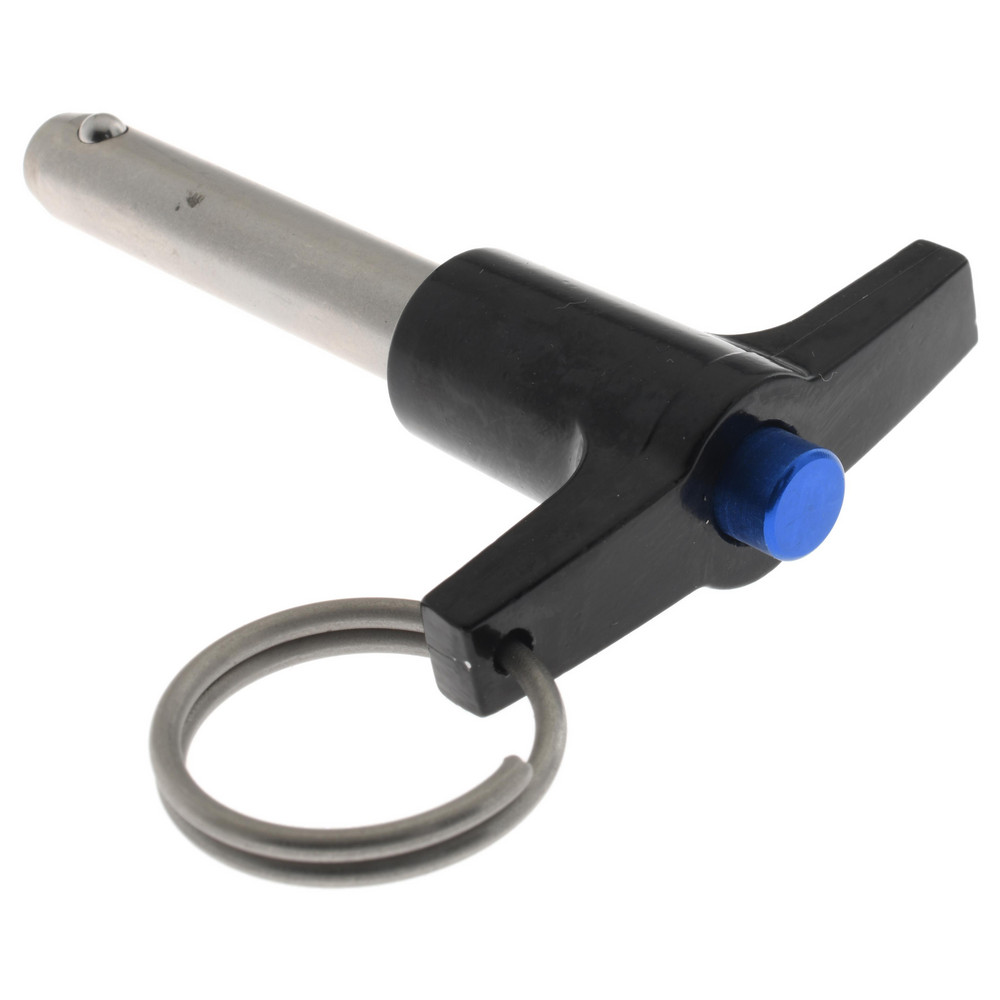 Gibraltar - Quick-Release Pin: T-Handle, 3/8" Pin Dia, 1-1/2" Usable ...