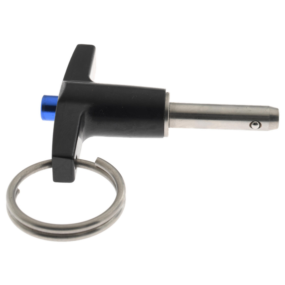 Gibraltar - Quick-Release Pin: T-Handle, 1/4" Pin Dia, 3/4" Usable ...