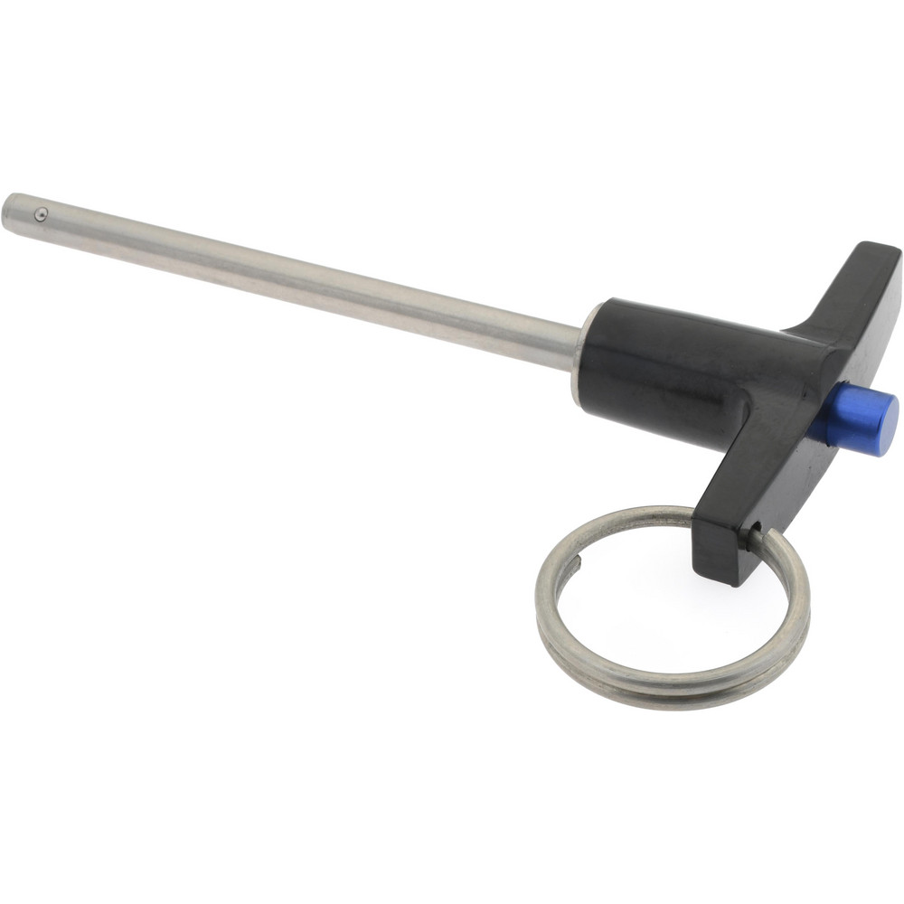 Gibraltar - Quick-Release Pin: T-Handle, 3/16" Pin Dia, 2-1/2" Usable ...