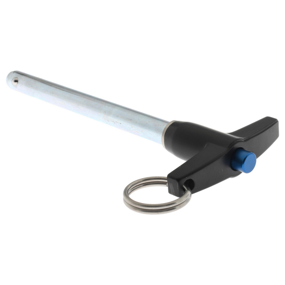 Gibraltar - Quick-Release Pin: T-Handle, 5/16" Pin Dia, 3" Usable ...