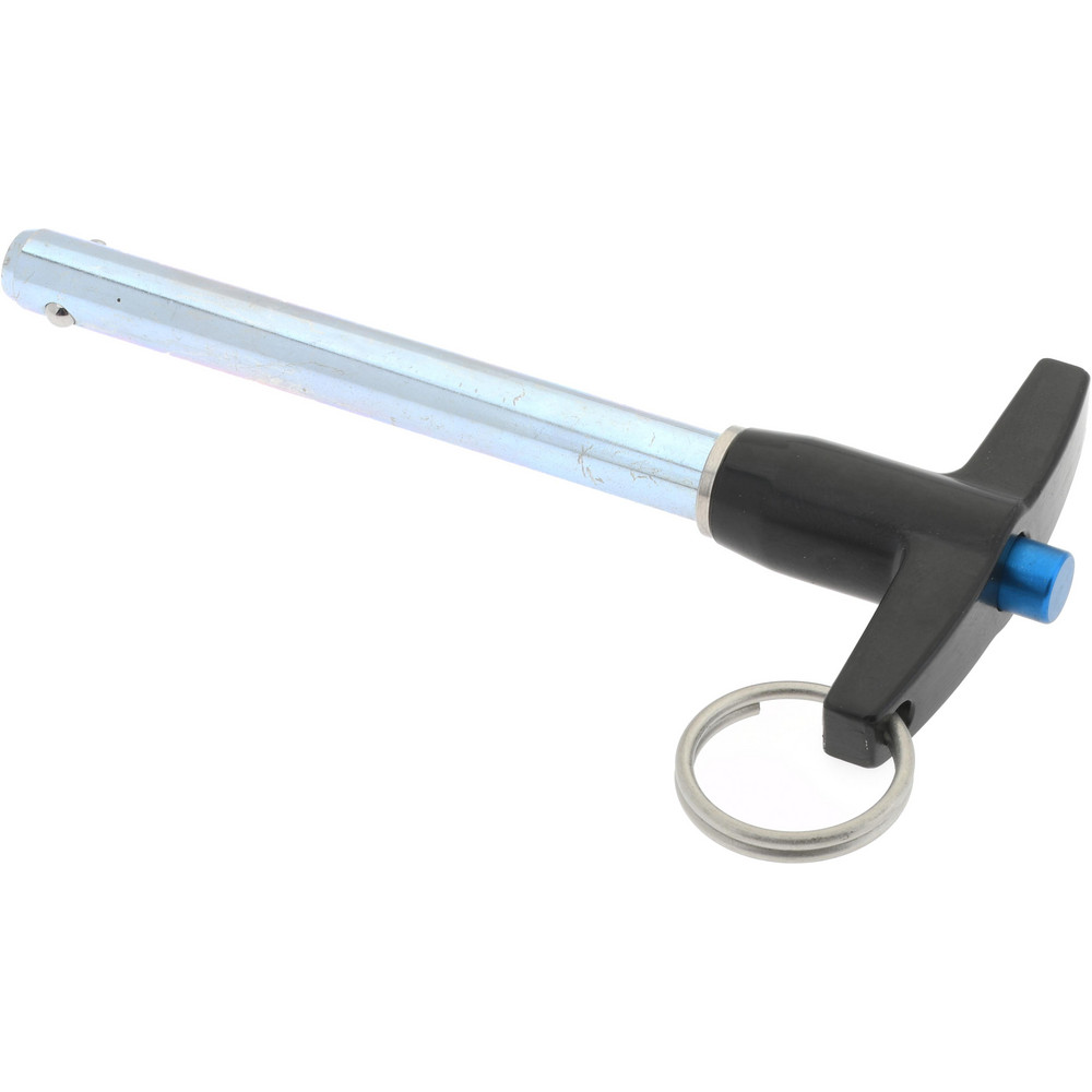 Gibraltar - Quick-Release Pin: T-Handle, 5/16" Pin Dia, 2-1/2" Usable ...