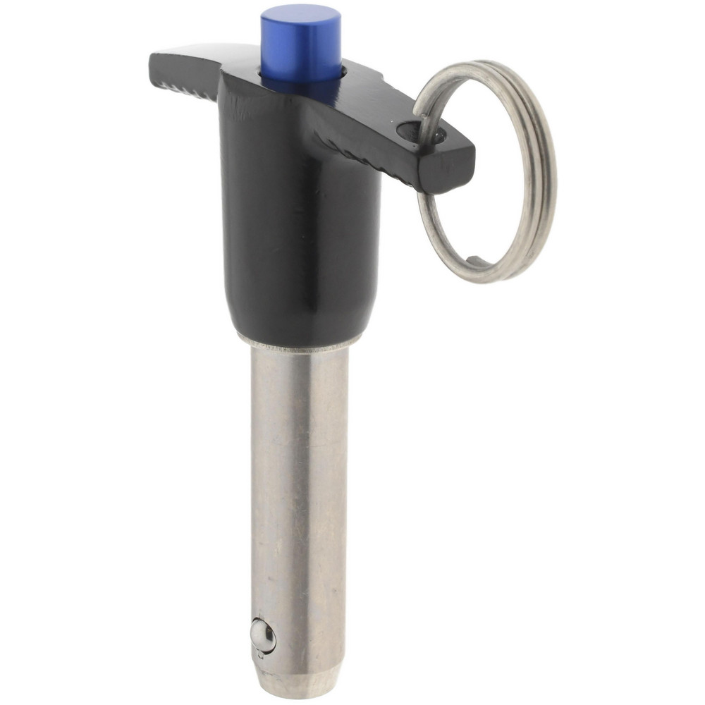 Gibraltar - Quick-Release Pin: T-Handle, 1/2" Pin Dia, 1-1/2" Usable ...