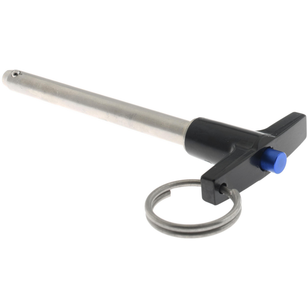 Gibraltar - Quick-Release Pin: T-Handle, 5/16" Pin Dia, 3" Usable ...